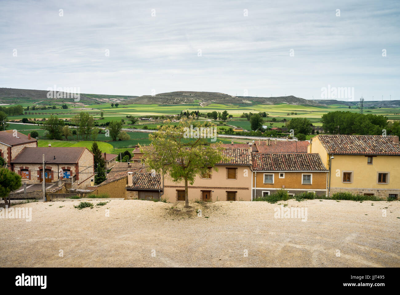 Castrojeriz, Spain, Europe. Camino de Santiago Stock Photo - Alamy