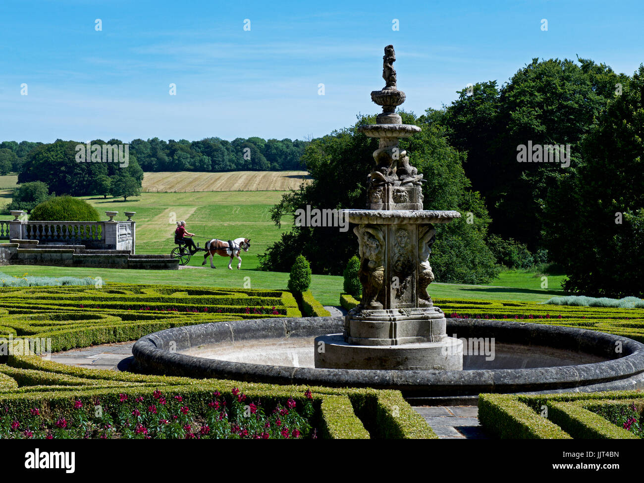 Sledmere House, East Yorkshire, England UK Stock Photo - Alamy