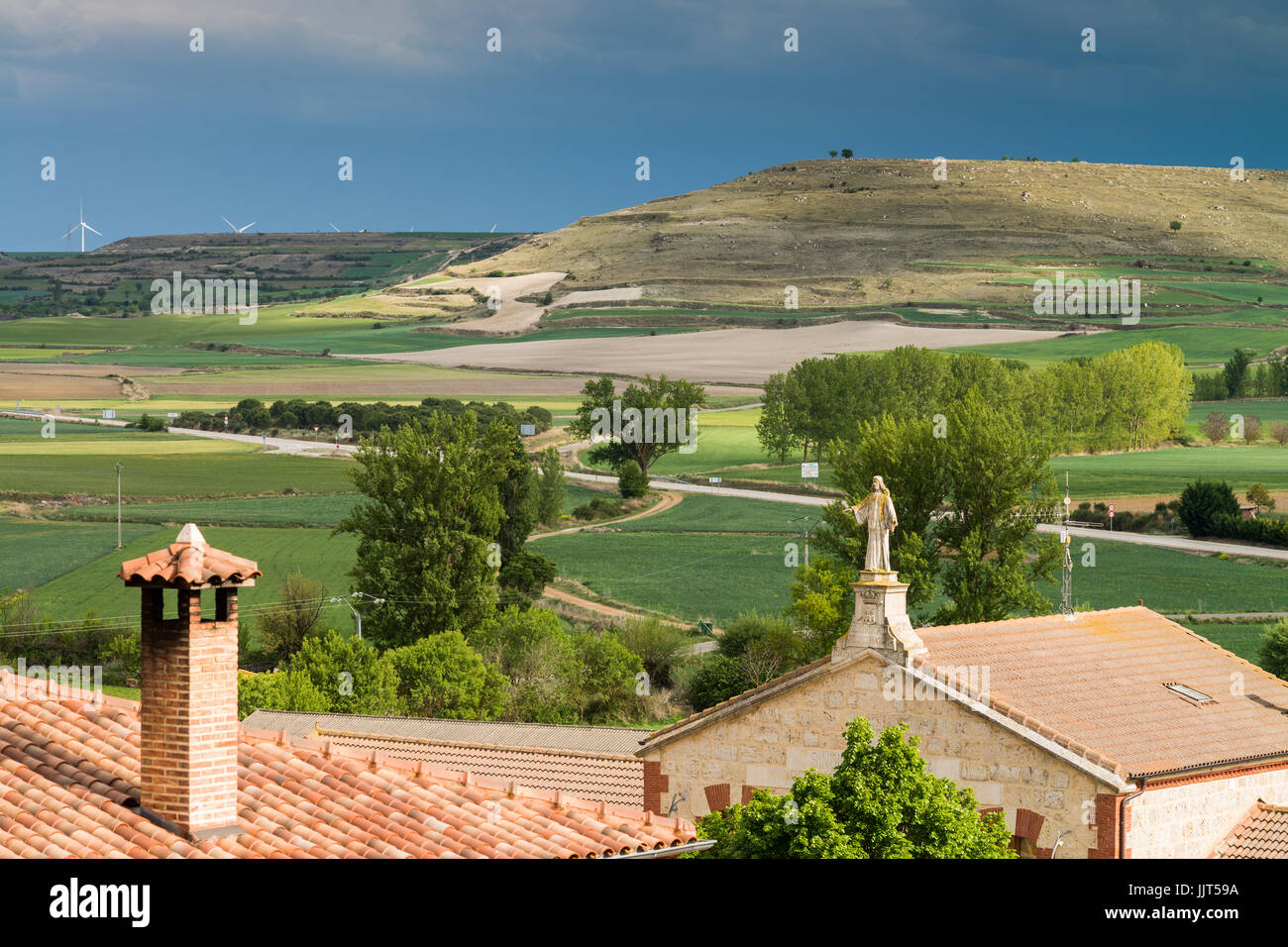 Castrojeriz, Spain, Europe. Camino de Santiago Stock Photo - Alamy