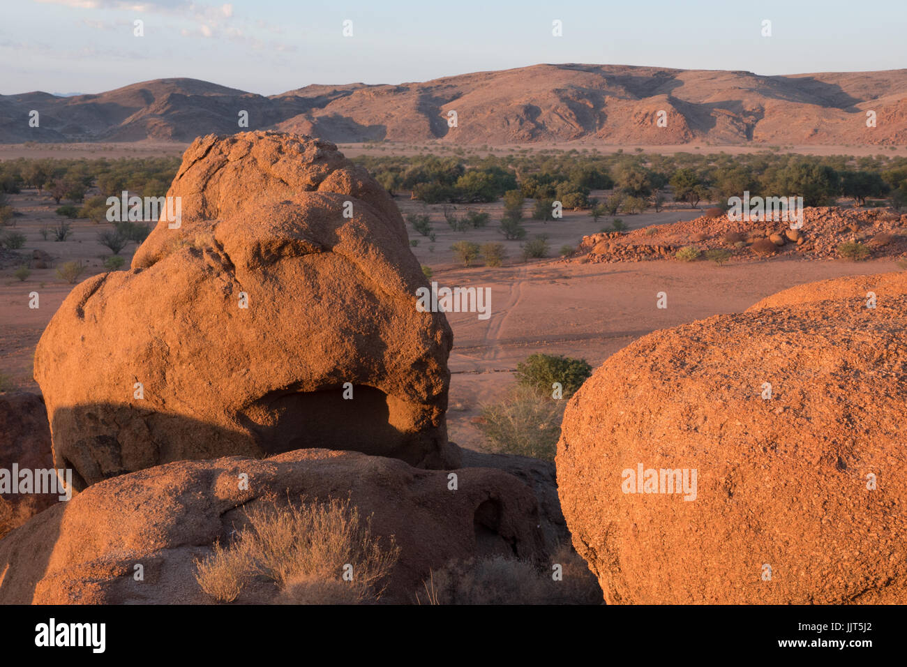 Large boulders in the Namib Desert, Namibia, Africa Stock Photo - Alamy