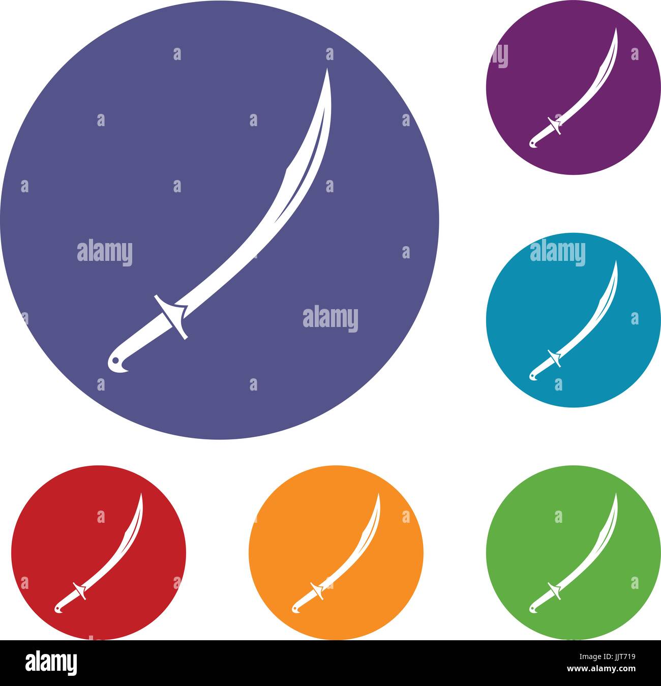 Cutlass icons set Stock Vector Image & Art - Alamy