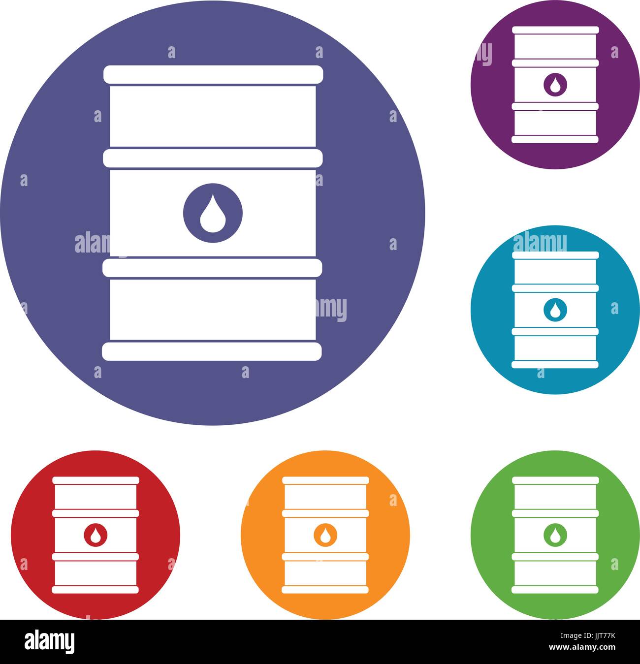 Oil barrel icons set Stock Vector Image & Art - Alamy
