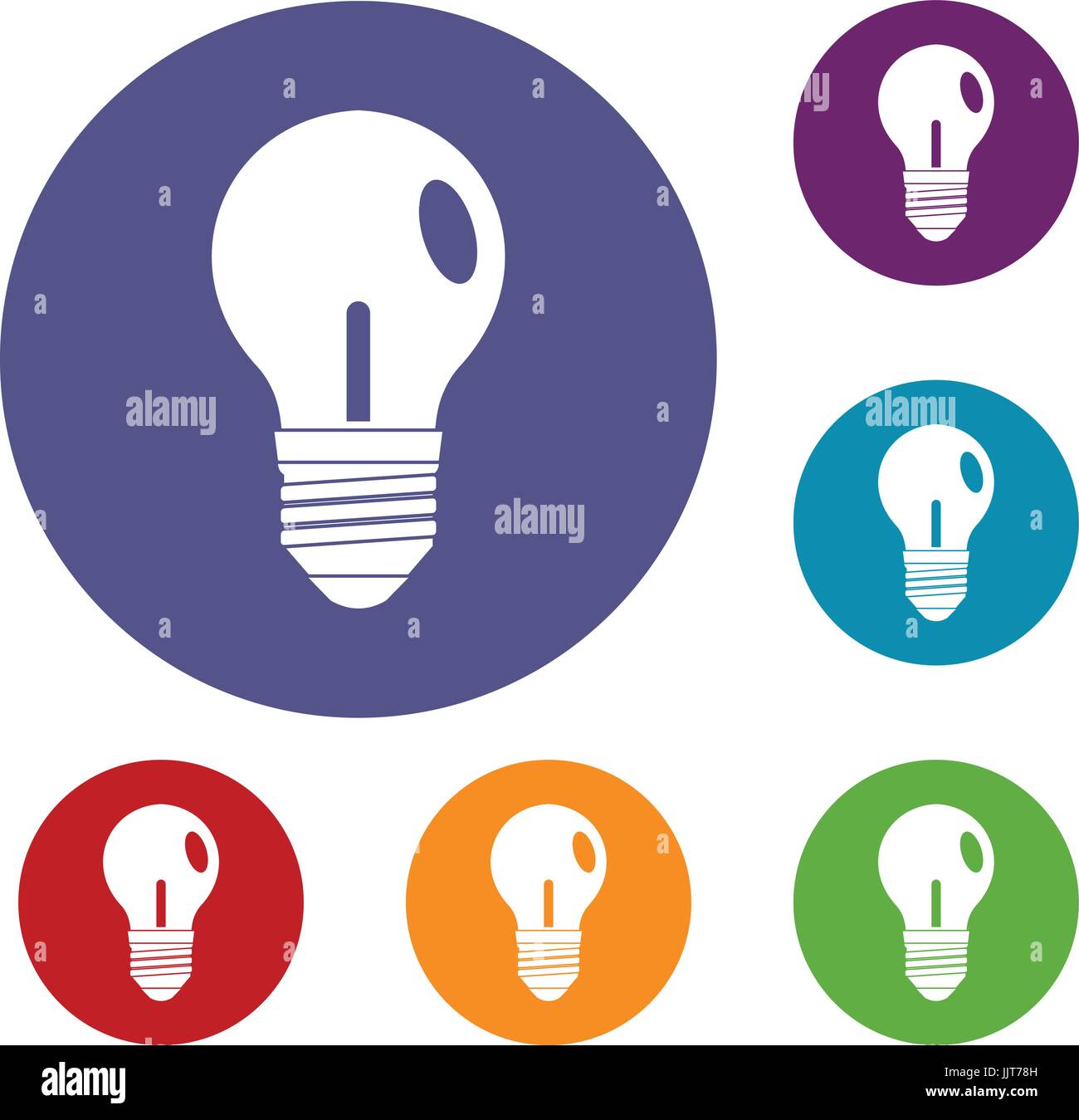 Light bulb icons set Stock Vector Image & Art - Alamy