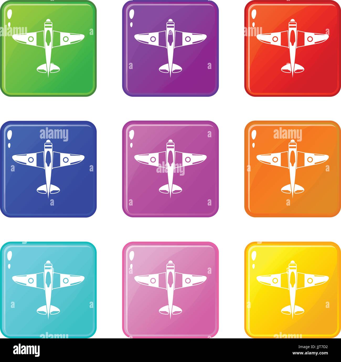 Military fighter plane set 9 Stock Vector Image & Art - Alamy