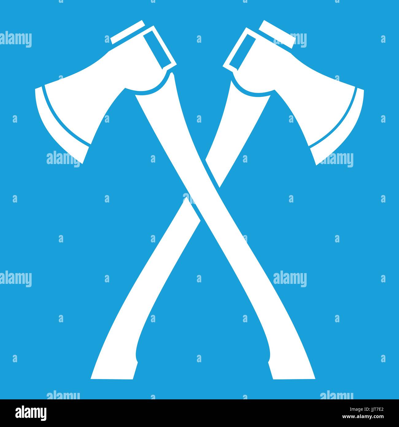 Two crossed axes icon white Stock Vector Image & Art - Alamy