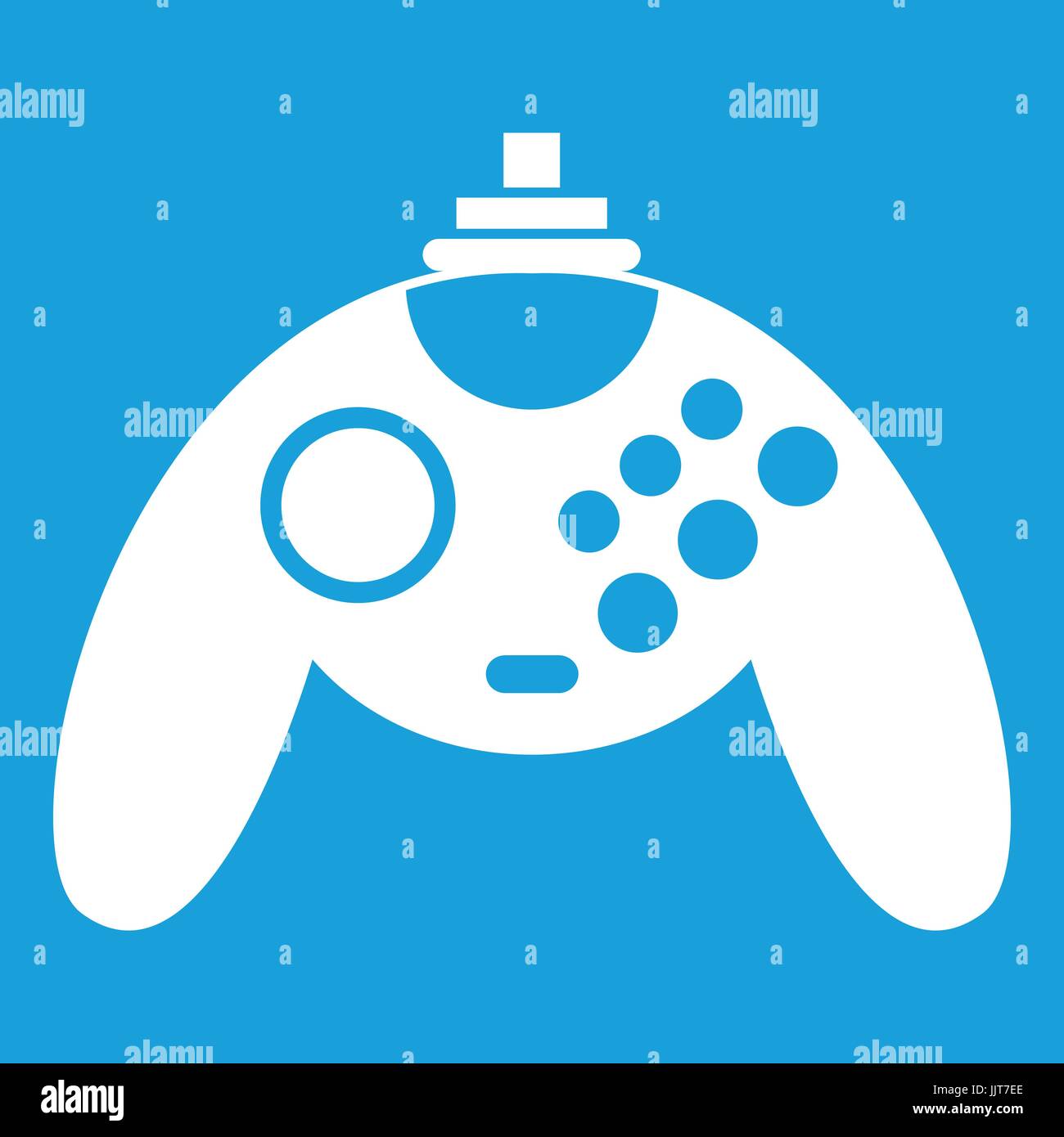Gamepad icon white Stock Vector Image & Art - Alamy