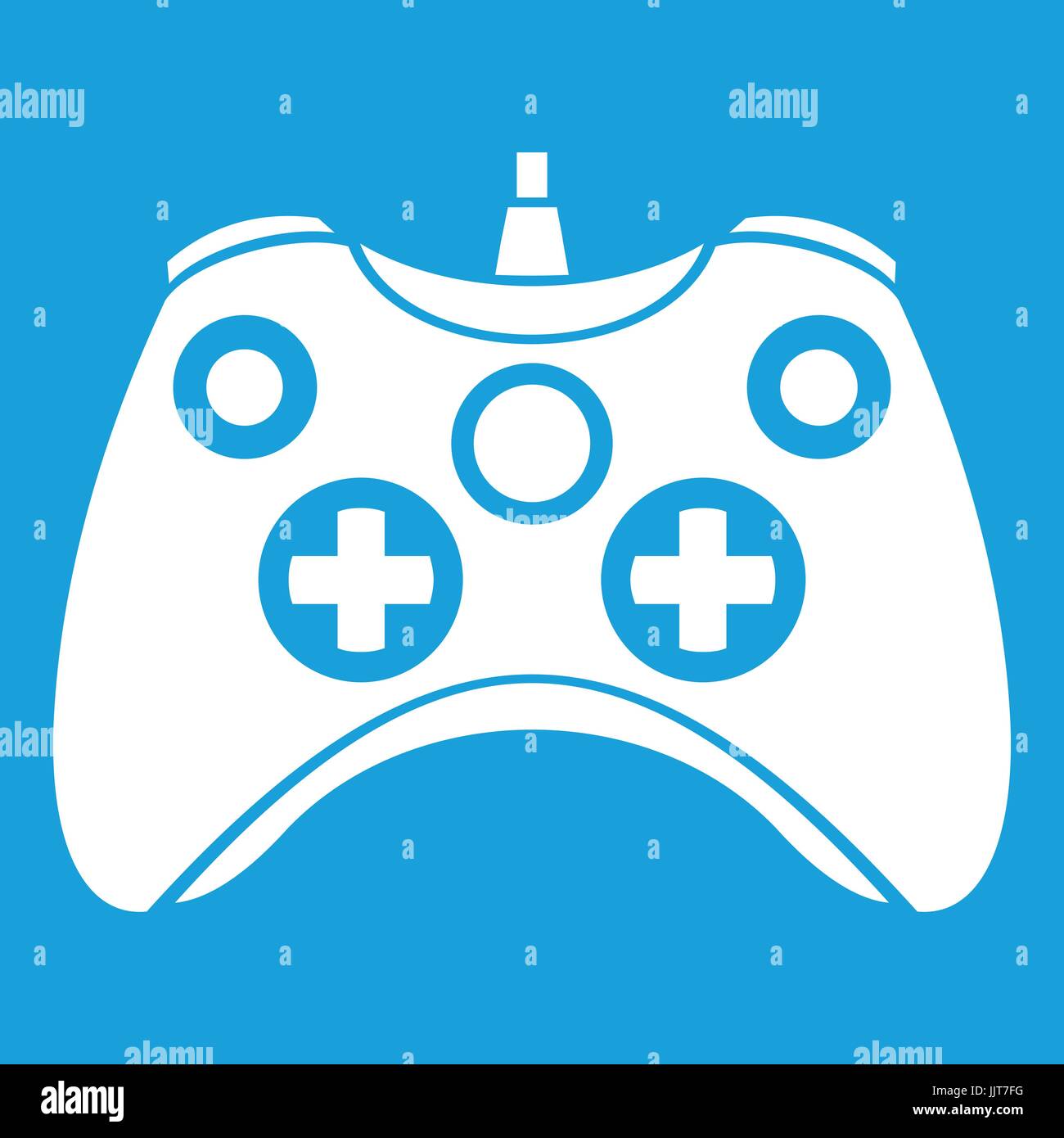 Video game controller icon white Stock Vector Image & Art - Alamy