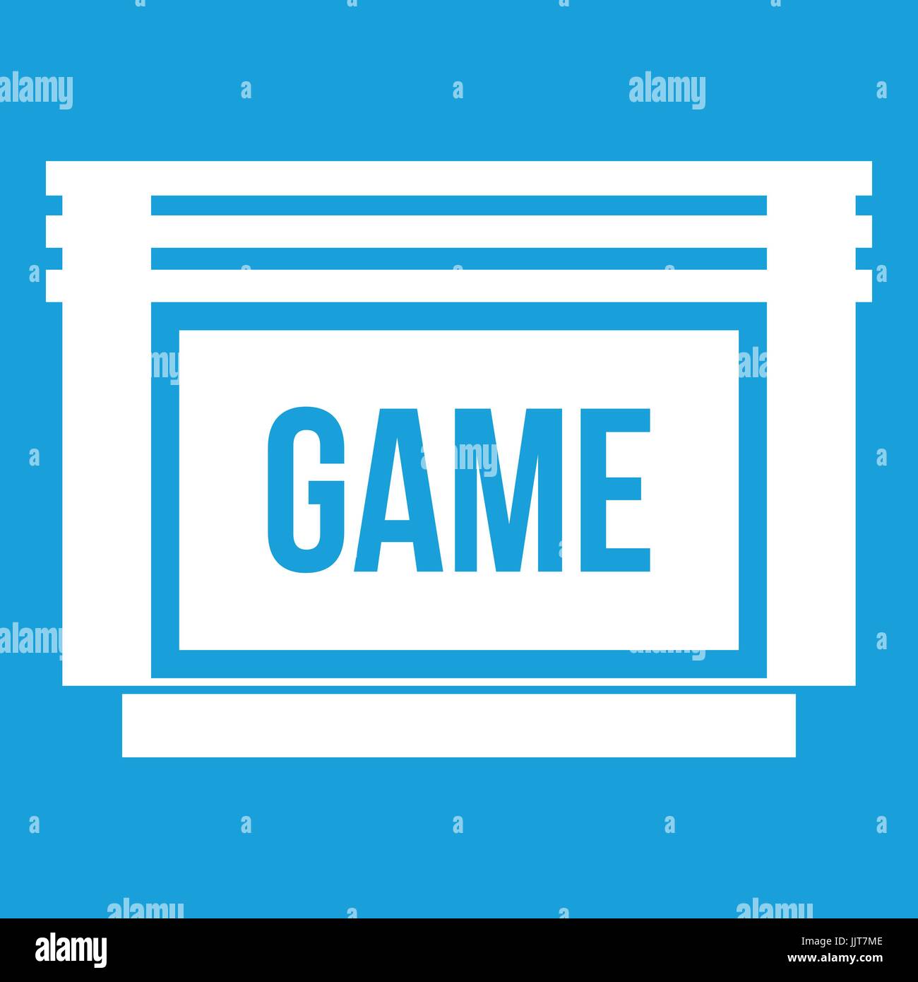 Game cartridge icon white Stock Vector Image & Art - Alamy