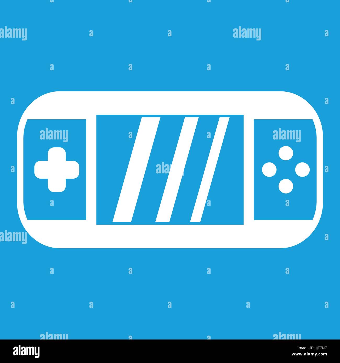 Portable video game console icon white Stock Vector Image & Art - Alamy