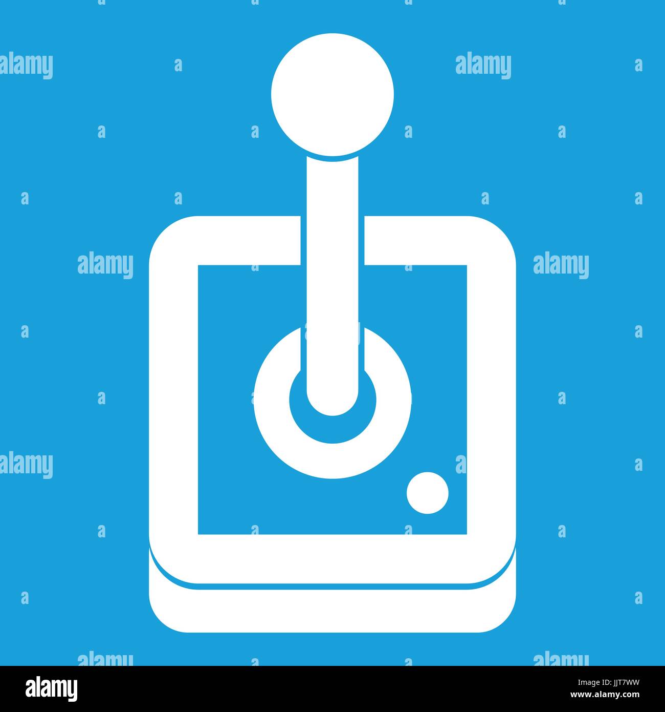 Joystick for computer games icon white Stock Vector Image & Art - Alamy