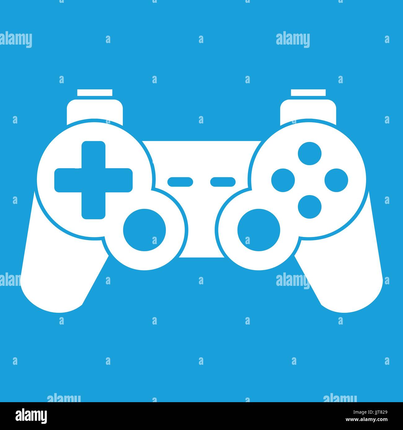 Game controller icon white Stock Vector Image & Art - Alamy