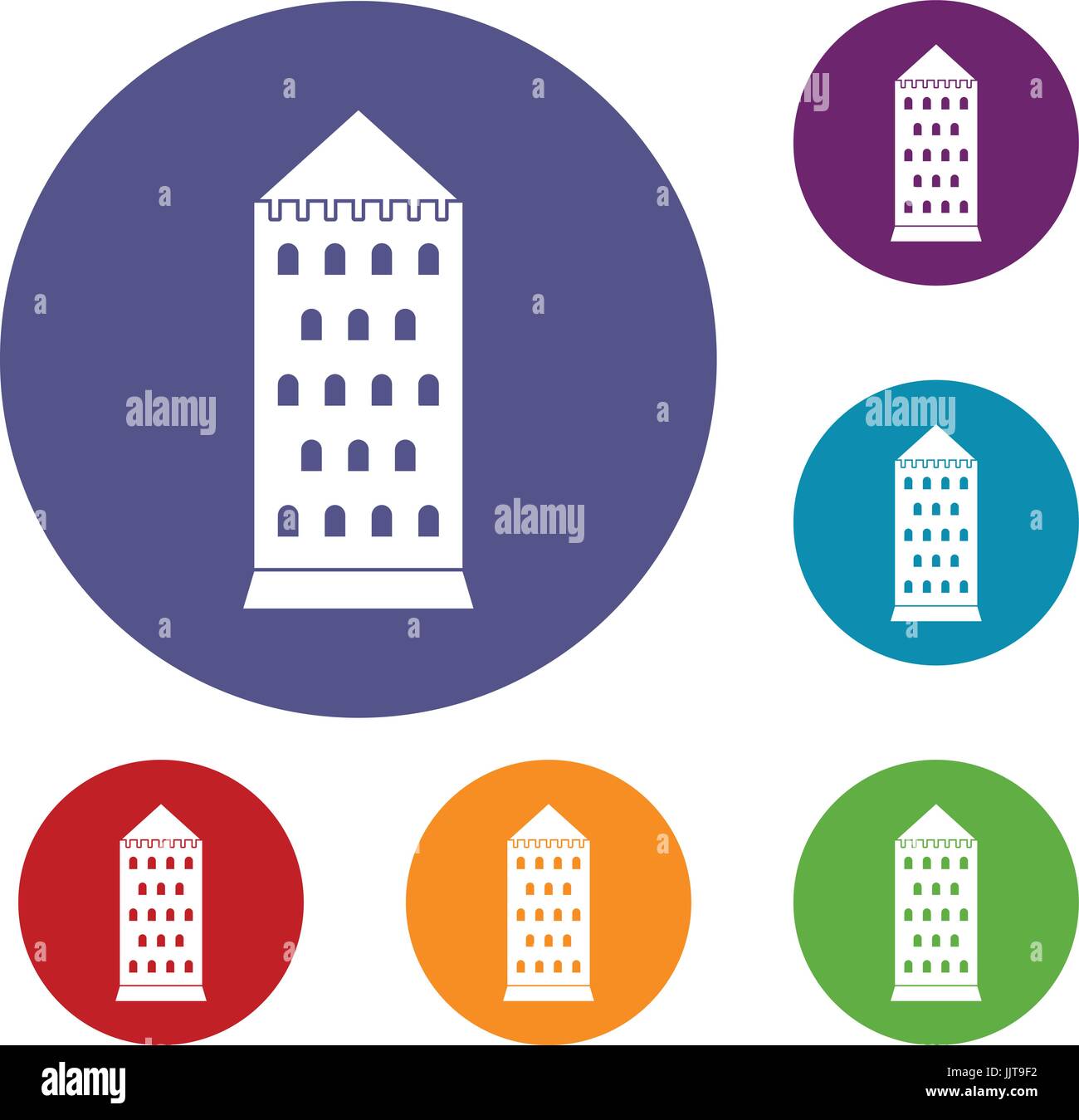 Ancient building icons set Stock Vector Image & Art - Alamy