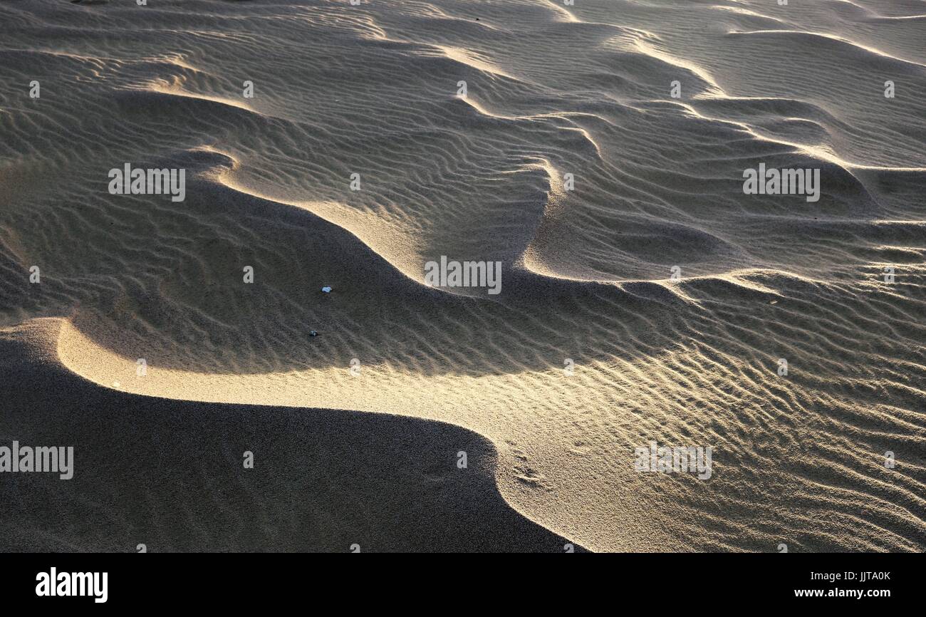 Sand patterns, Fayoum, Egypt Stock Photo - Alamy
