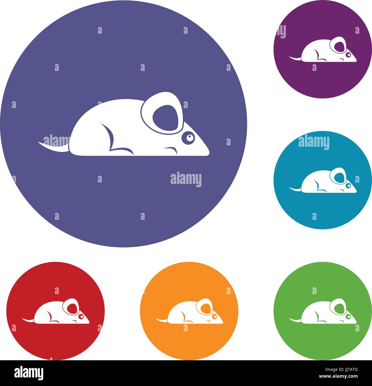 Pet mouse icons set Stock Vector Image & Art - Alamy