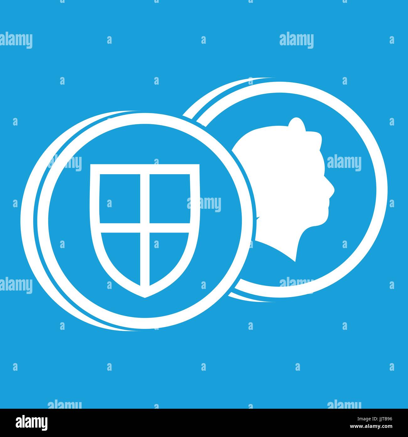 Coins of UK icon white Stock Vector Image & Art - Alamy