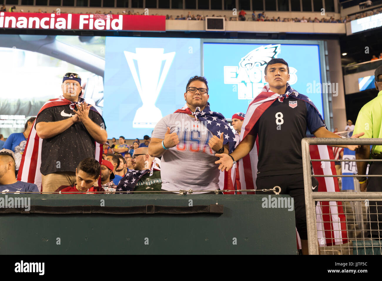 Philadelphia, PA USA - July 19, 2019: Atmosphere during 2017 Gold Cup ...