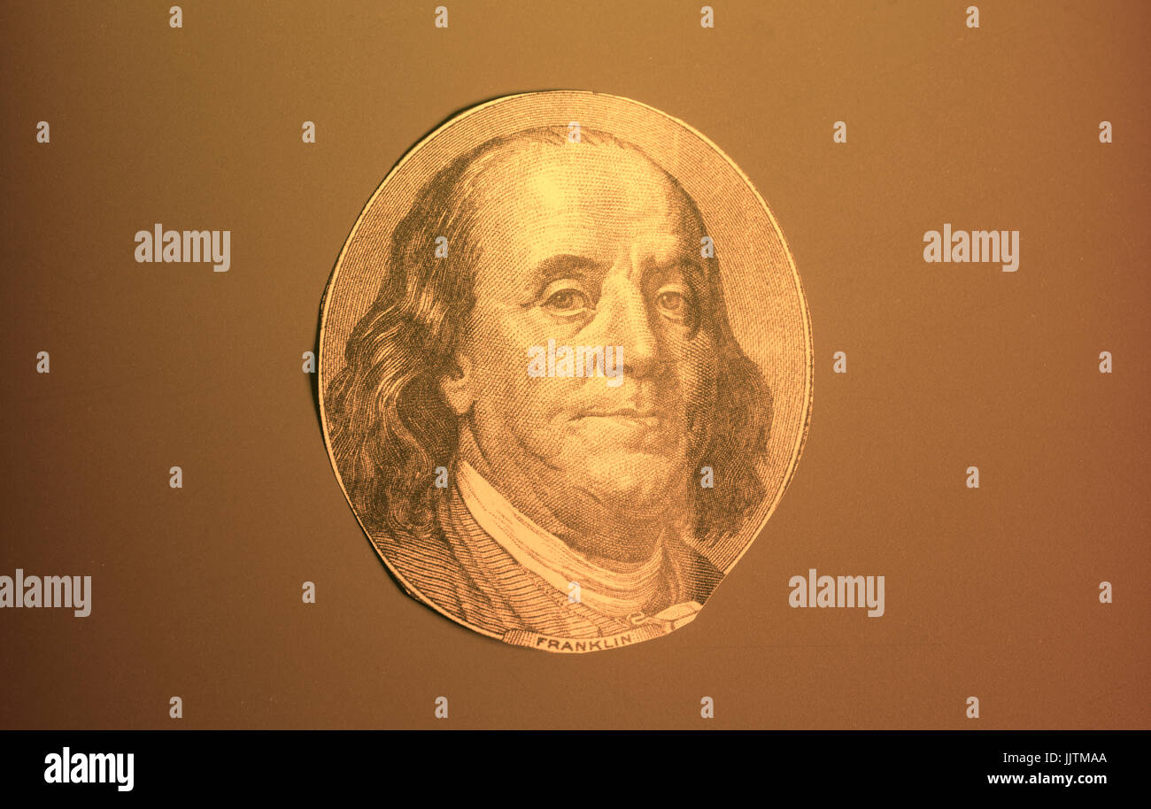 Portrait of U.S. president Benjamin Franklin Stock Photo - Alamy Portrait of U.S. president Benjamin Franklin Stock Photo - Alamy