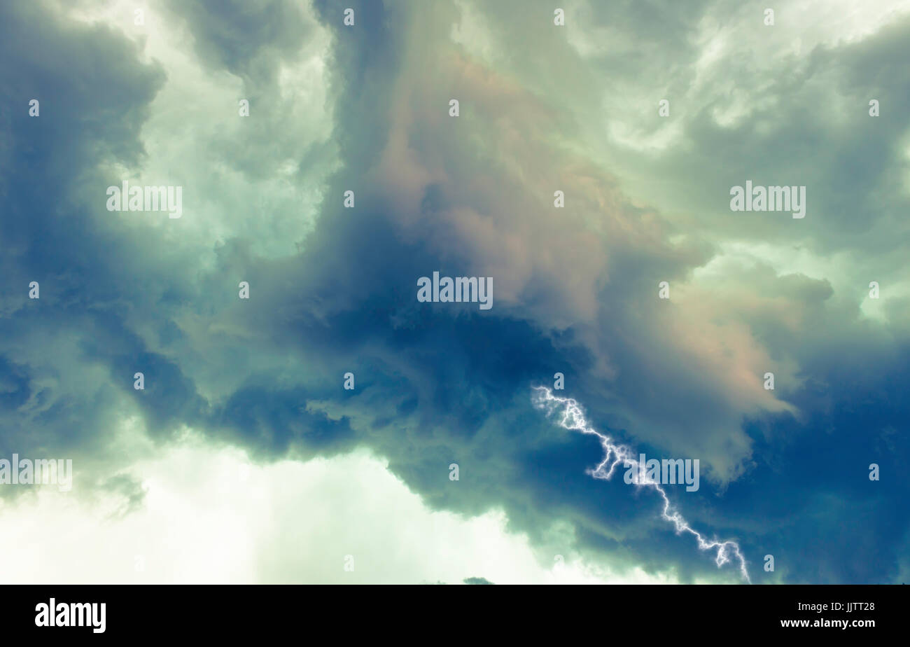 dark storm clouds before rain, in the evening Stock Photo - Alamy