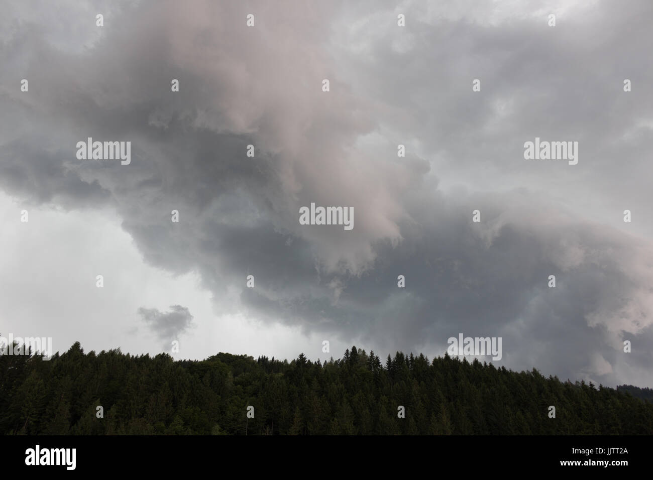dark storm clouds before rain, in the evening Stock Photo - Alamy