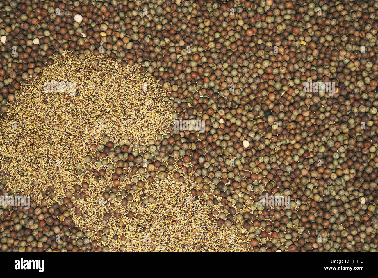 Heap of agricultural crop seed as background, top view Stock Photo - Alamy