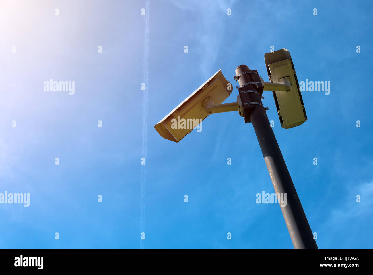 CCTV camera, modern era anti-terrorist electronic surveillance security ...