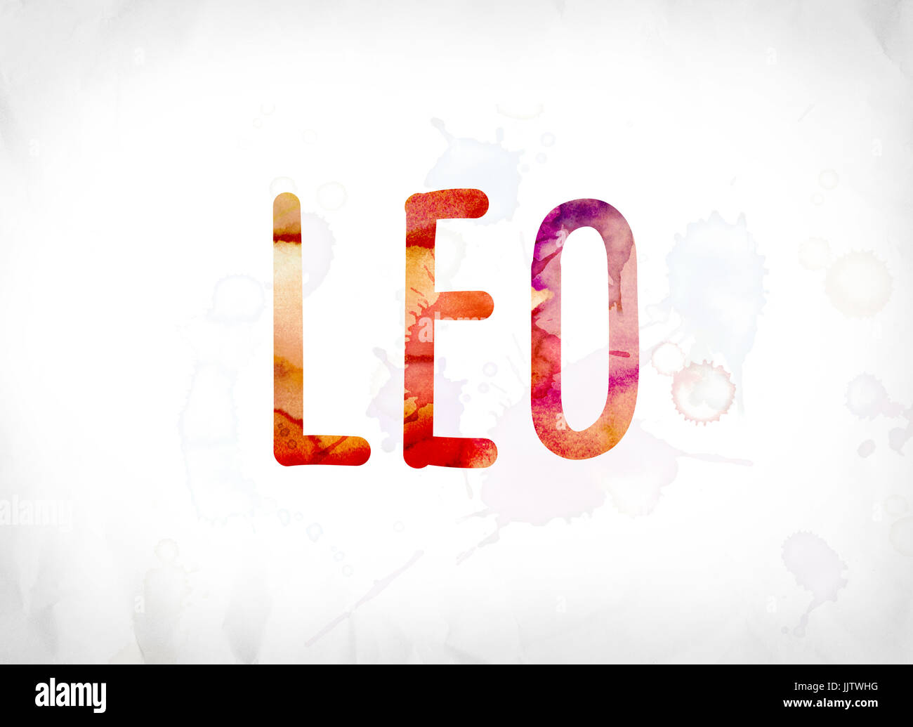 Aquarius watercolor horoscope aquarius hi-res stock photography and ...