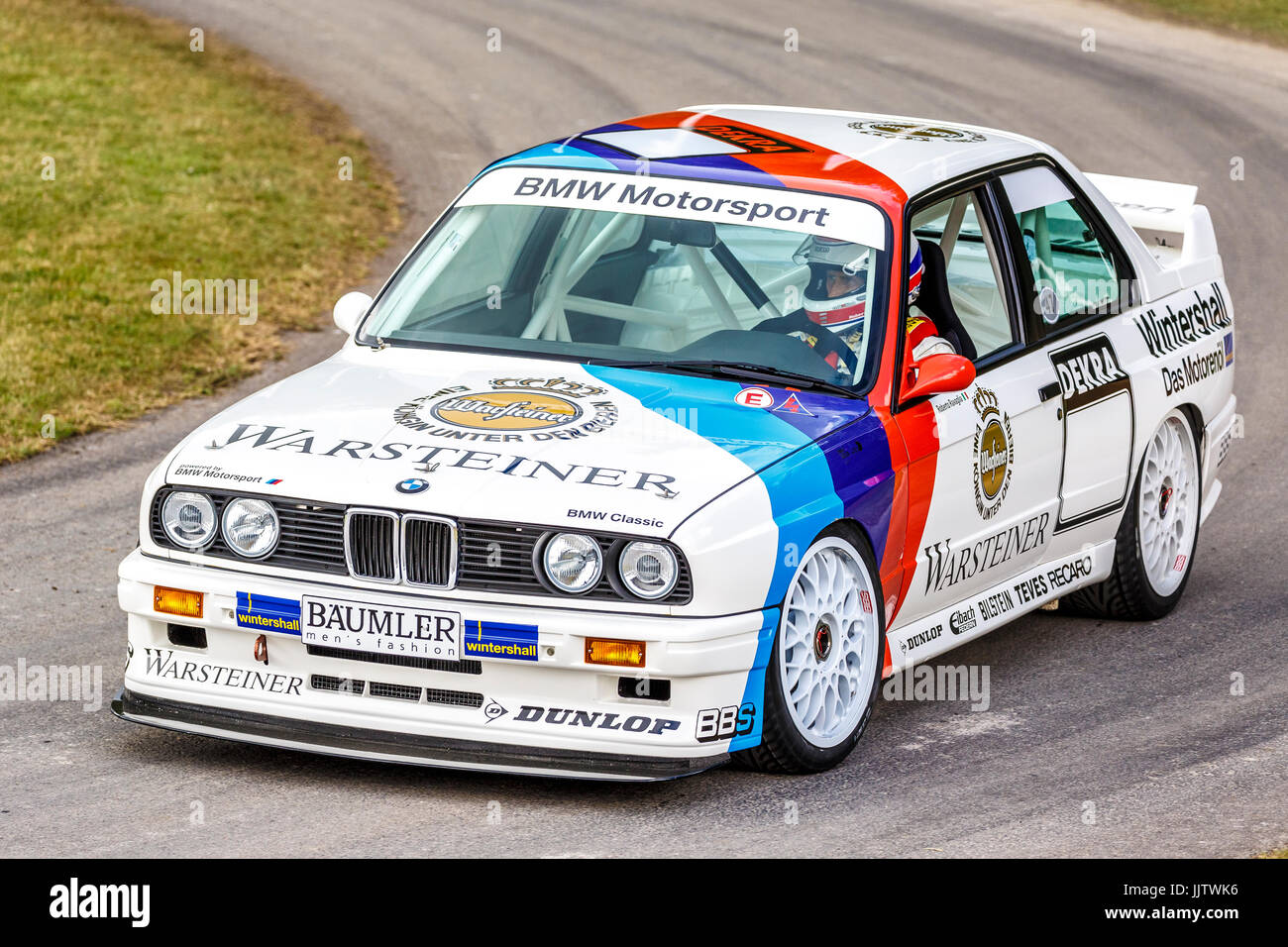 1987 BMW M3 E30 BTCC and WTCC racer with driver Roberto Ravaglia at the ...