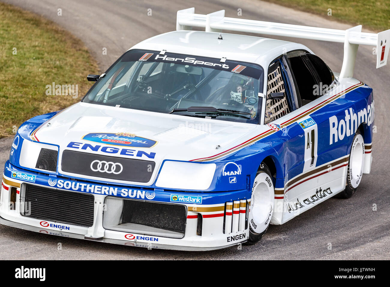 1992 Audi S4 GTO South African touring car racer with driver ...