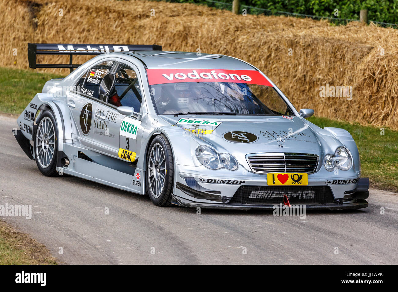 2005 AMG Mercedes-Benz C-Class W203 DTM racer at the 2017 Goodwood ...