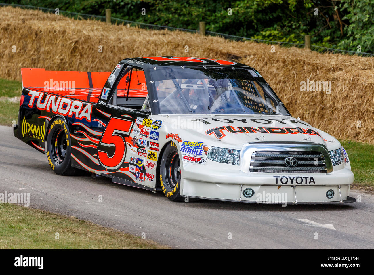2004 Toyota Tundra NASCAR with driver Andrew Franzone at the 2017 ...