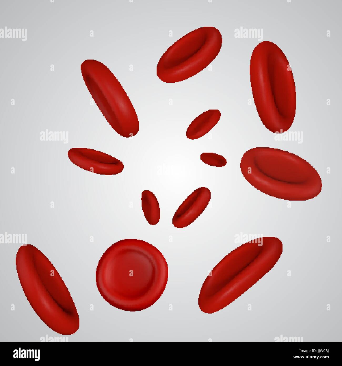 Vector Streaming Blood Cells Stock Vector Image & Art - Alamy