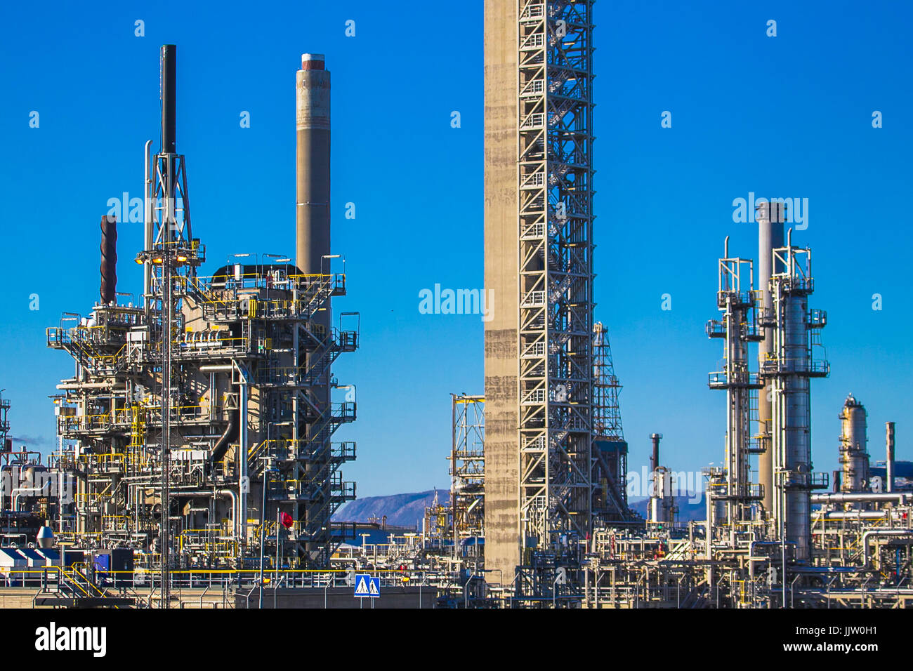 Oil refinery. Mongstad, Norway Stock Photo - Alamy