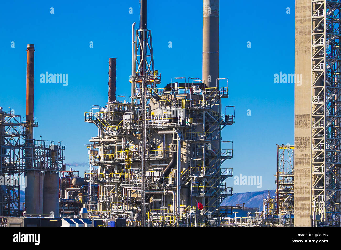 Oil refinery. Mongstad, Norway Stock Photo - Alamy