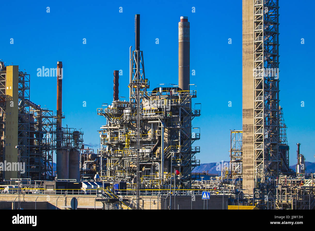 Oil refinery. Mongstad, Norway Stock Photo - Alamy