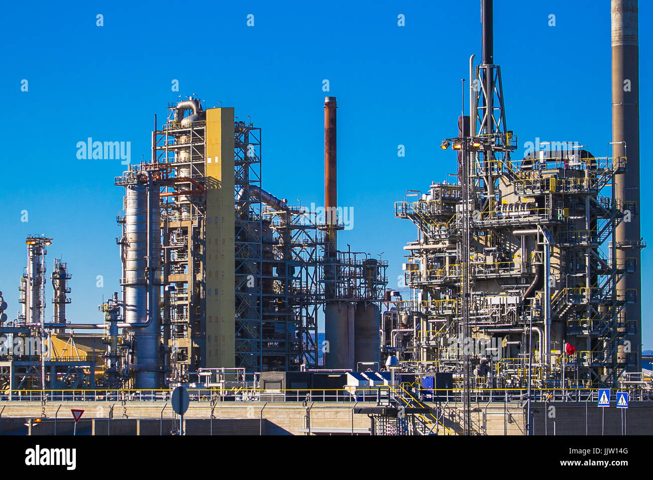 Oil refinery. Mongstad, Norway Stock Photo - Alamy