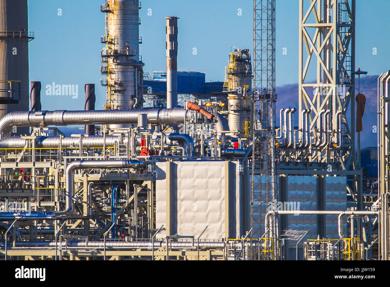 Oil refinery. Mongstad, Norway Stock Photo - Alamy