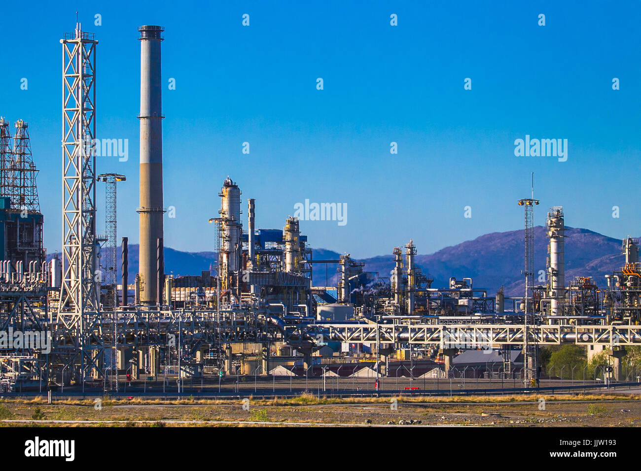 Oil refinery. Mongstad, Norway Stock Photo - Alamy