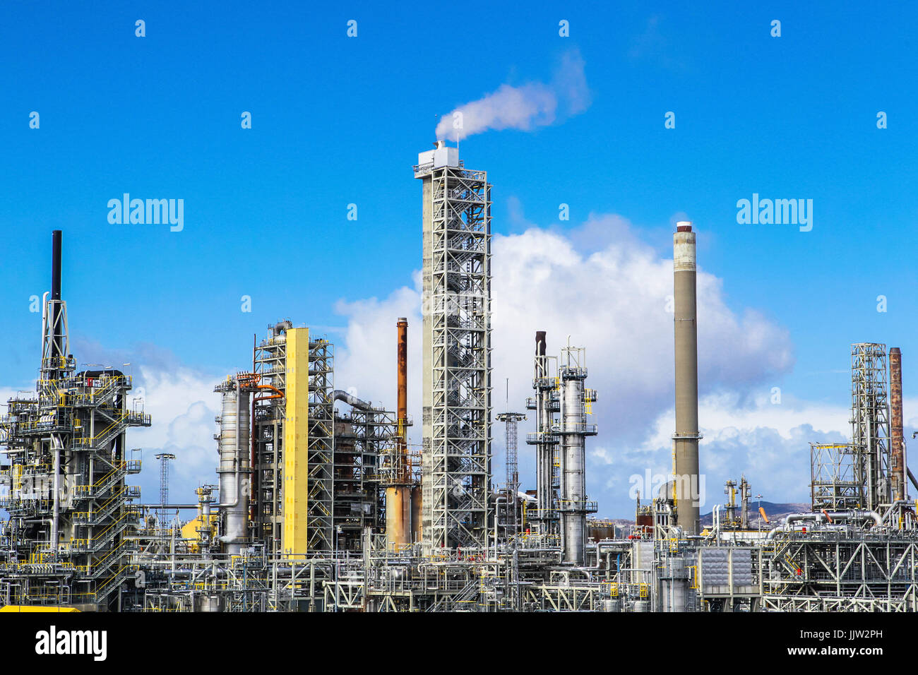 Oil refinery. Mongstad, Norway Stock Photo - Alamy