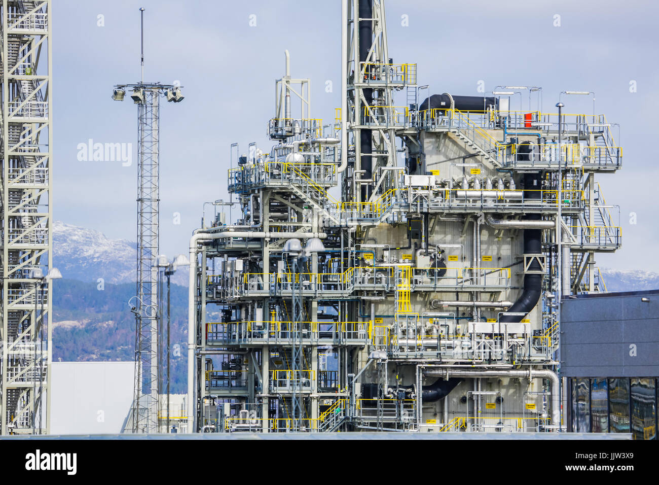 Oil refinery. Mongstad, Norway Stock Photo - Alamy