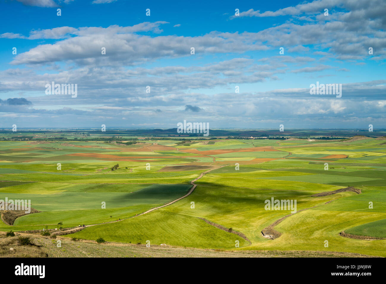 Scenic camino meseta hi-res stock photography and images - Alamy