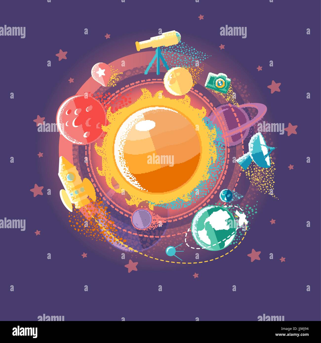 Science flights Stock Vector Images - Alamy