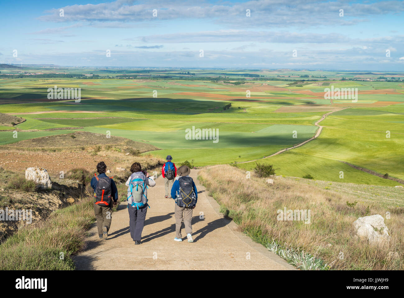 Camino de santiago spain meseta plateau hi-res stock photography and ...