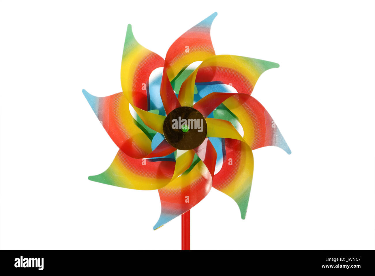 Pinwheel isolated on white background Stock Photo - Alamy