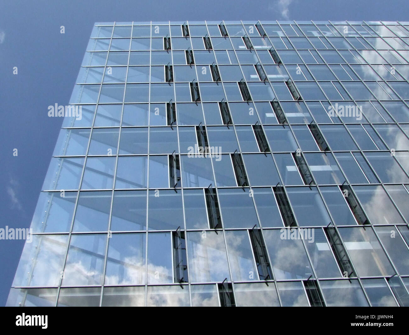 Modern architecture with glass windows Stock Photo - Alamy
