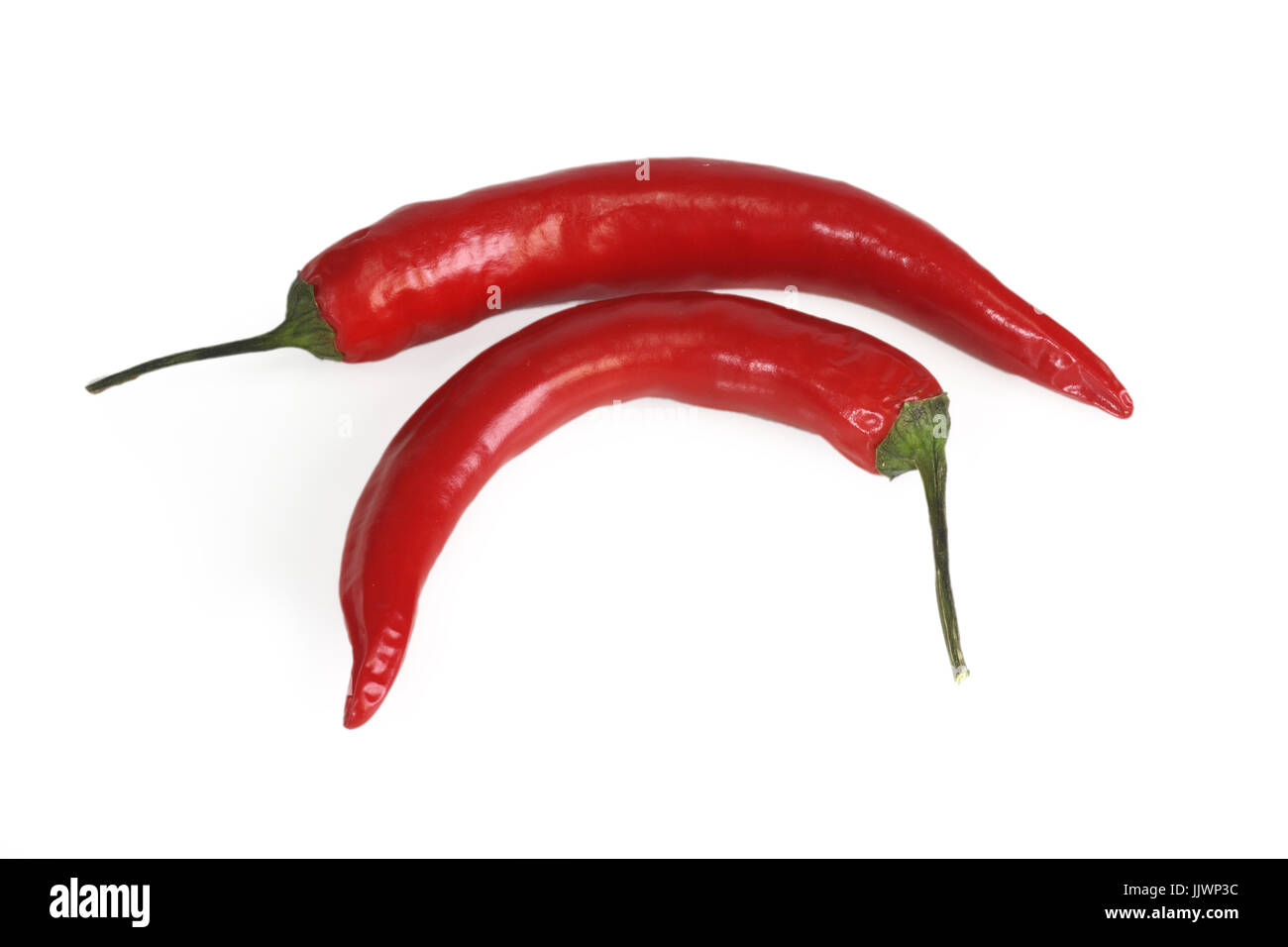 Red chili pepper on white background Stock Photo - Alamy