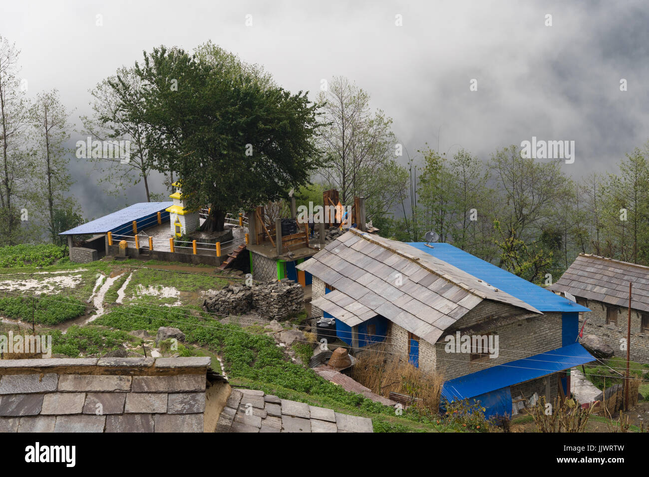 Nepal ulleri hill hi-res stock photography and images - Alamy