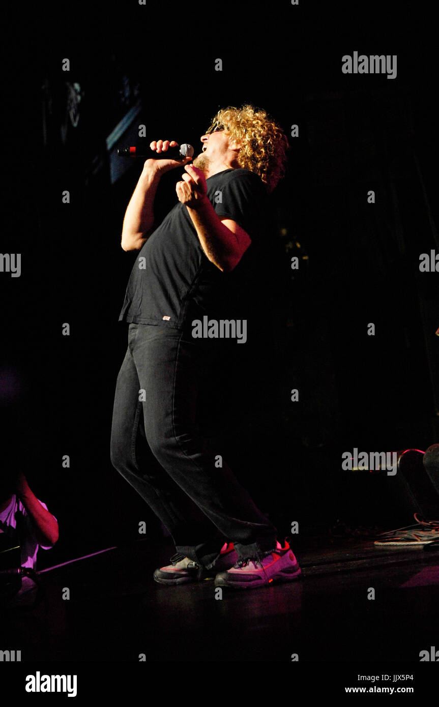 Sammy Hagar Chickenfoot performs Gibson Amphitheatre Los Angeles Stock ...