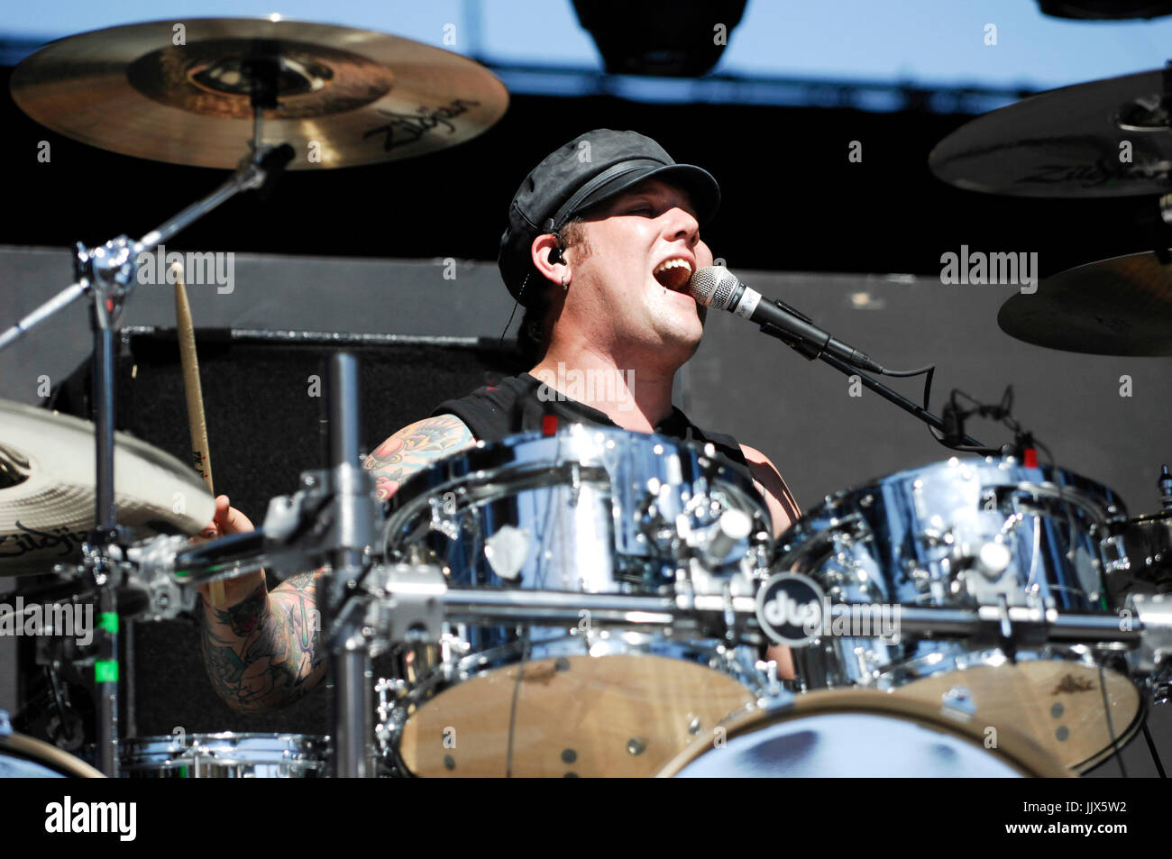 Travis miguel of atreyu hi-res stock photography and images - Alamy