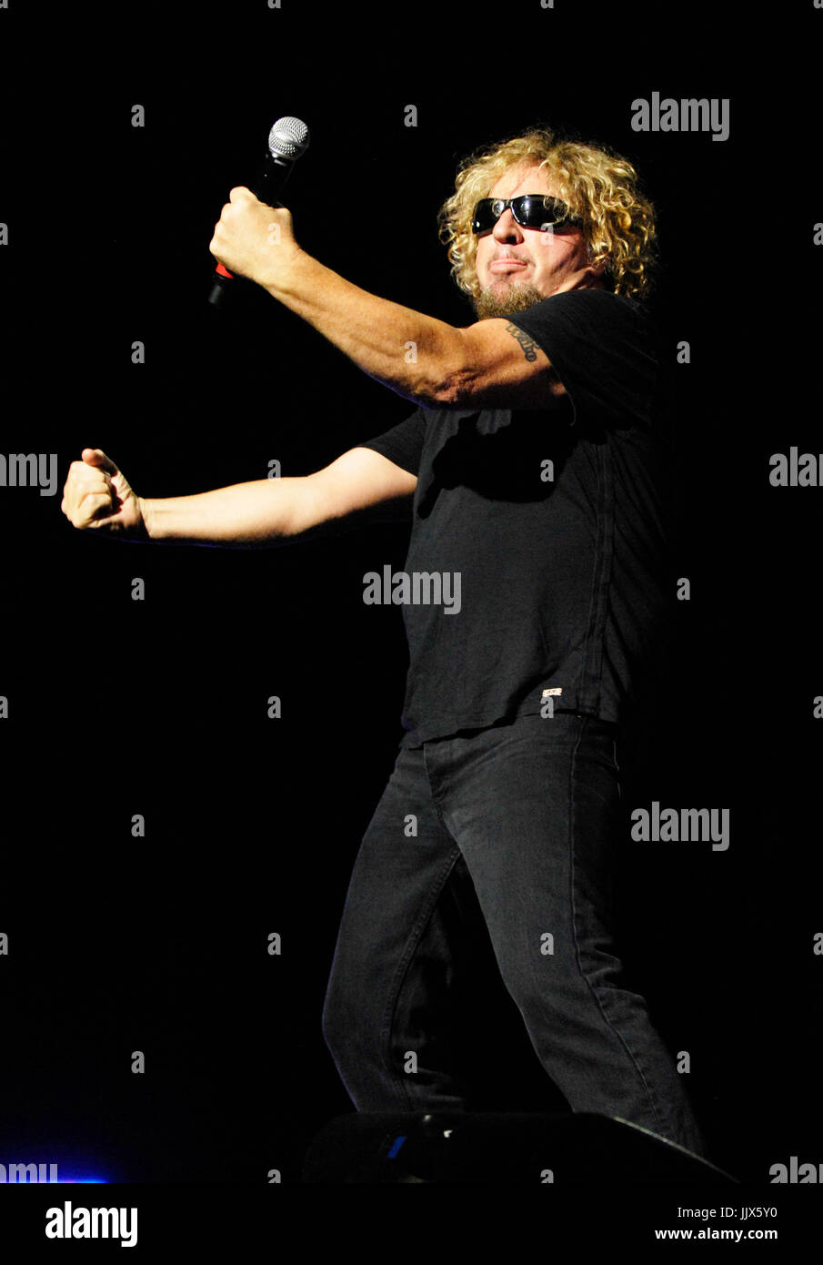 Sammy Hagar Chickenfoot performs Gibson Amphitheatre Los Angeles Stock ...