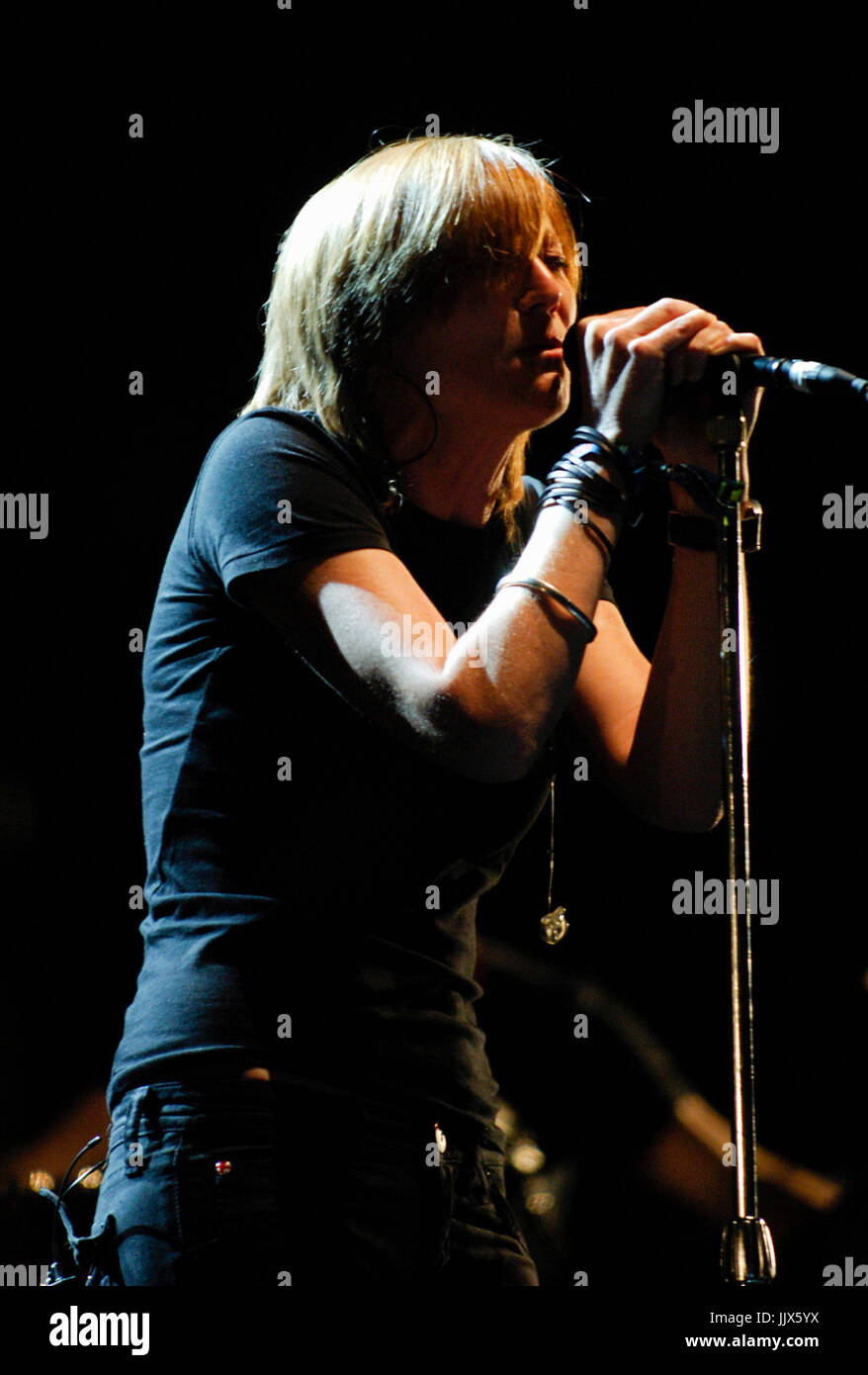 Beth Gibbons Portishead performing 2008 Coachella festival Indio Stock ...